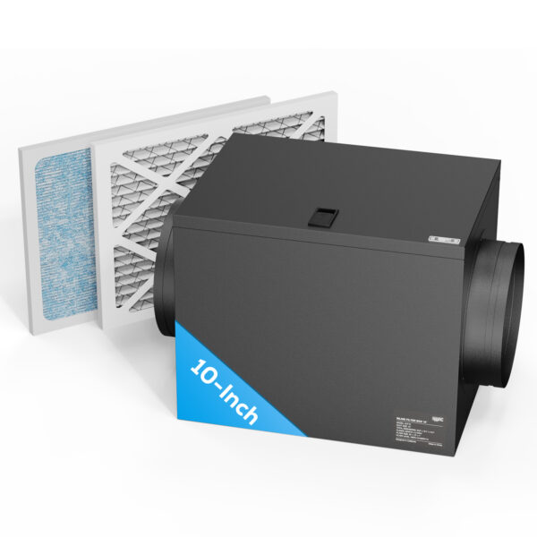 10-Inch Air Filter Box with High-Efficiency Fan Filter for Improved ...
