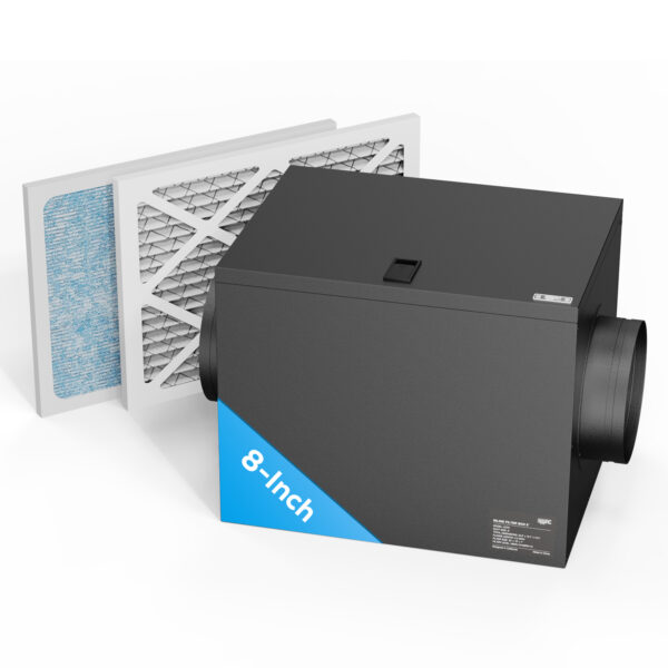 8-Inch Air Filter Box with High-Efficiency Fan Filter for Improved ...