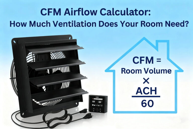 CFM Airflow Calculator | How Much Ventilation Do You Need?